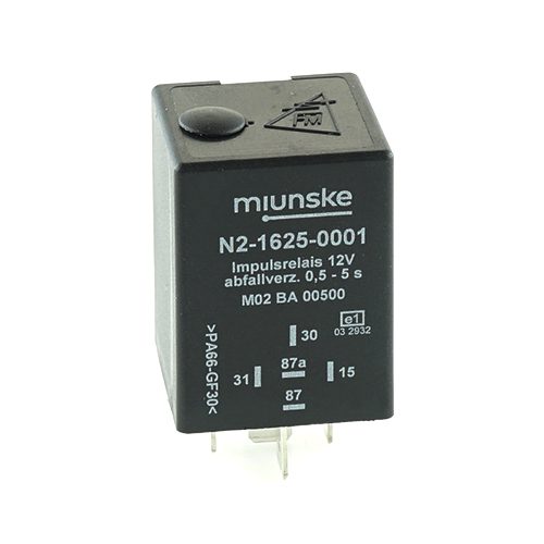 Impulsrelais 12V, 0,5...5s einstellbar, abfallverzögert, nicht ...
