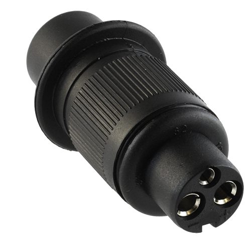 3-poliger Stecker, mit Kontaktbuchsen, inkl. Schutzkappe | miunske ...