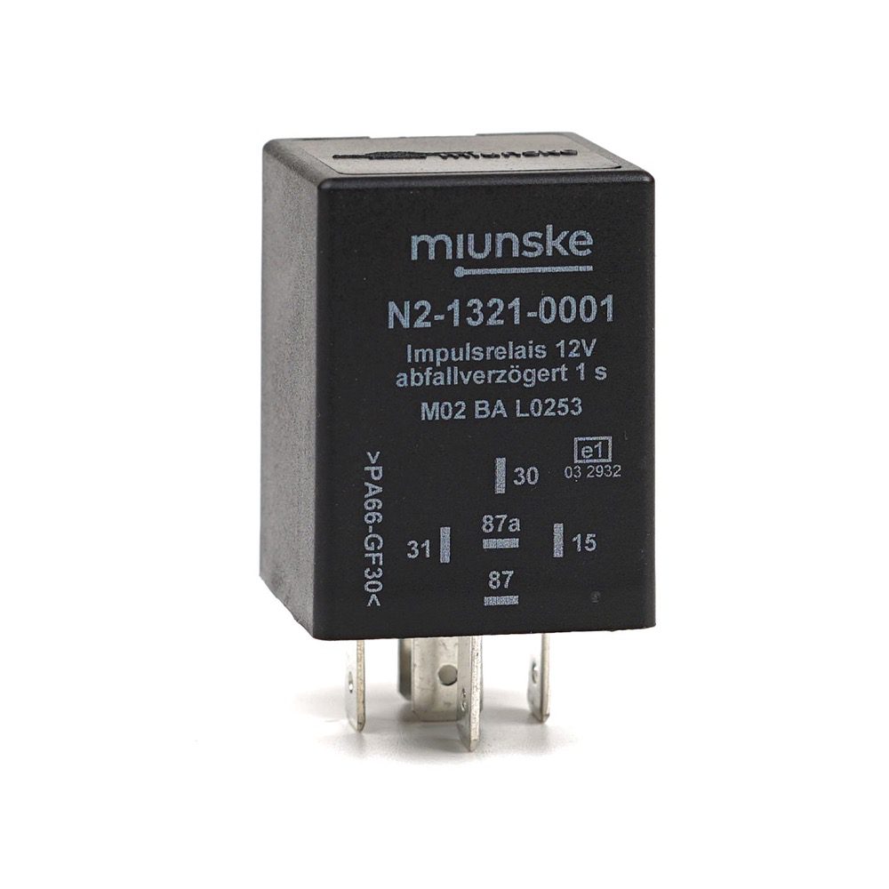 Impulsrelais 12V, NC 10A/NO 15A, 1s, abfallverzögert, nicht ...